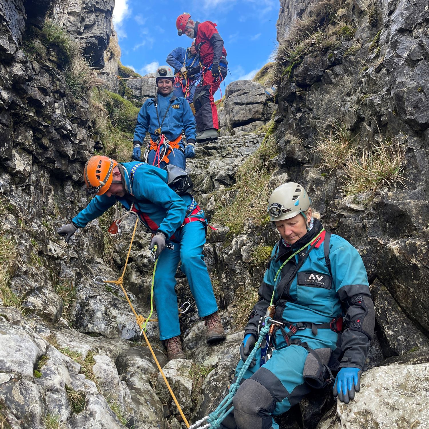 Council of Northern Caving Clubs | SRT underground workshop March 2023